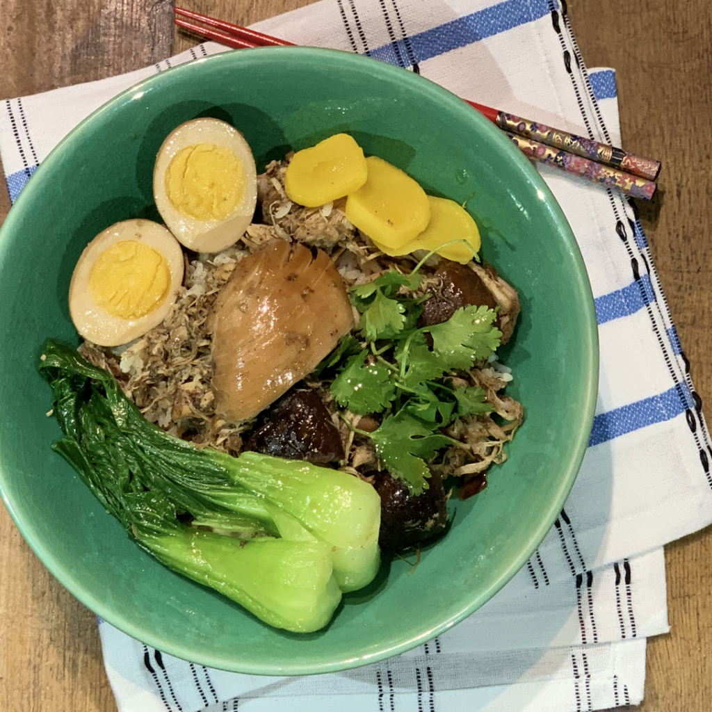 Braised Chicken Rice Bowl - Culture Tea Bar
